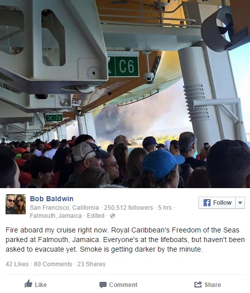 Royal Caribbean Cruise Ship Docked in Jamaica Catches Fire | Gephardt Daily