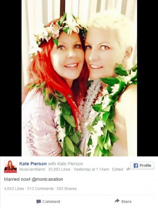 Kate Pierson Of The B-52s Marries Monica Coleman | Gephardt Daily