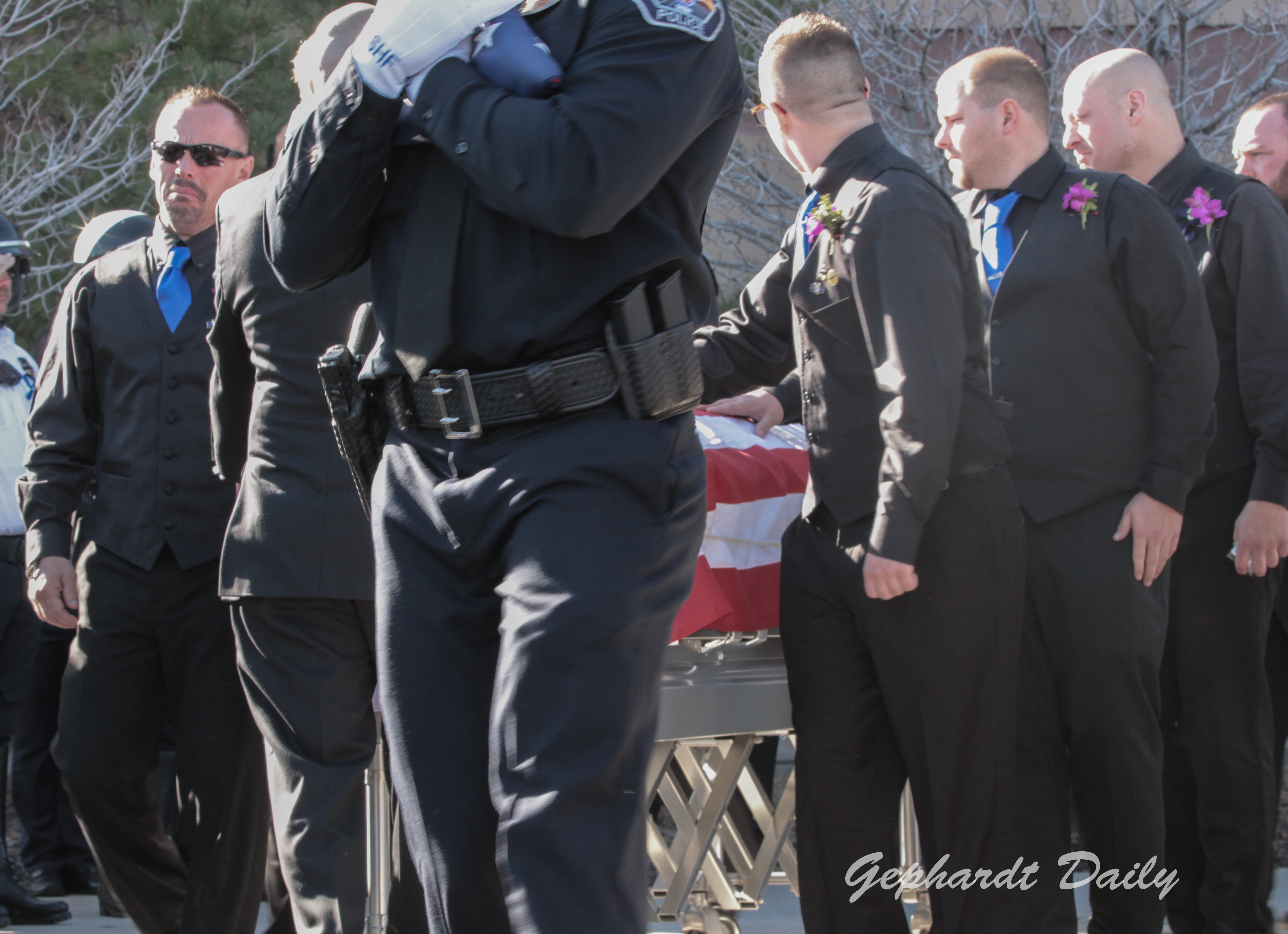 VIDEO: Community bids emotional farewell to fallen West Valley City ...