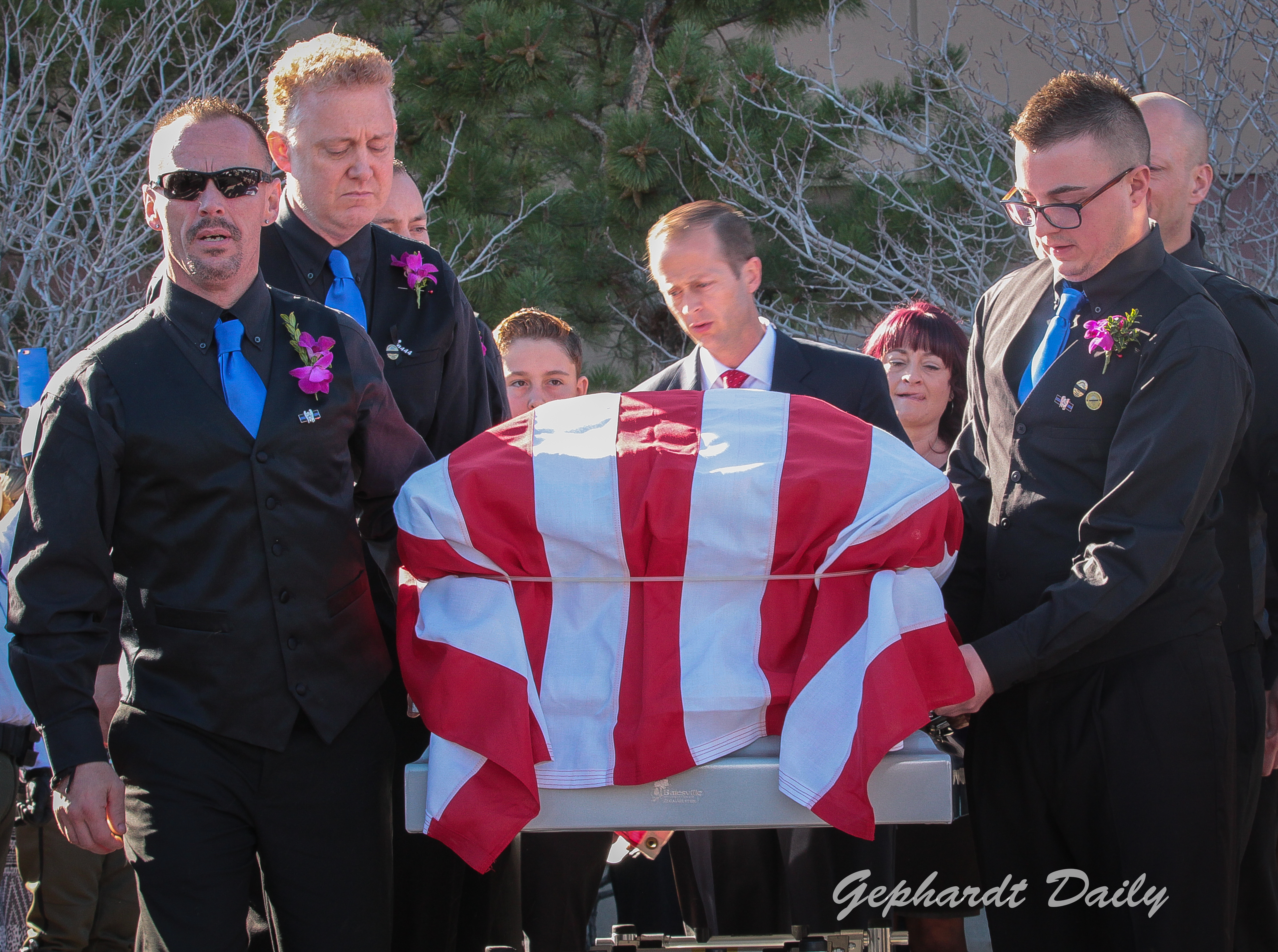 VIDEO: Community bids emotional farewell to fallen West Valley City ...