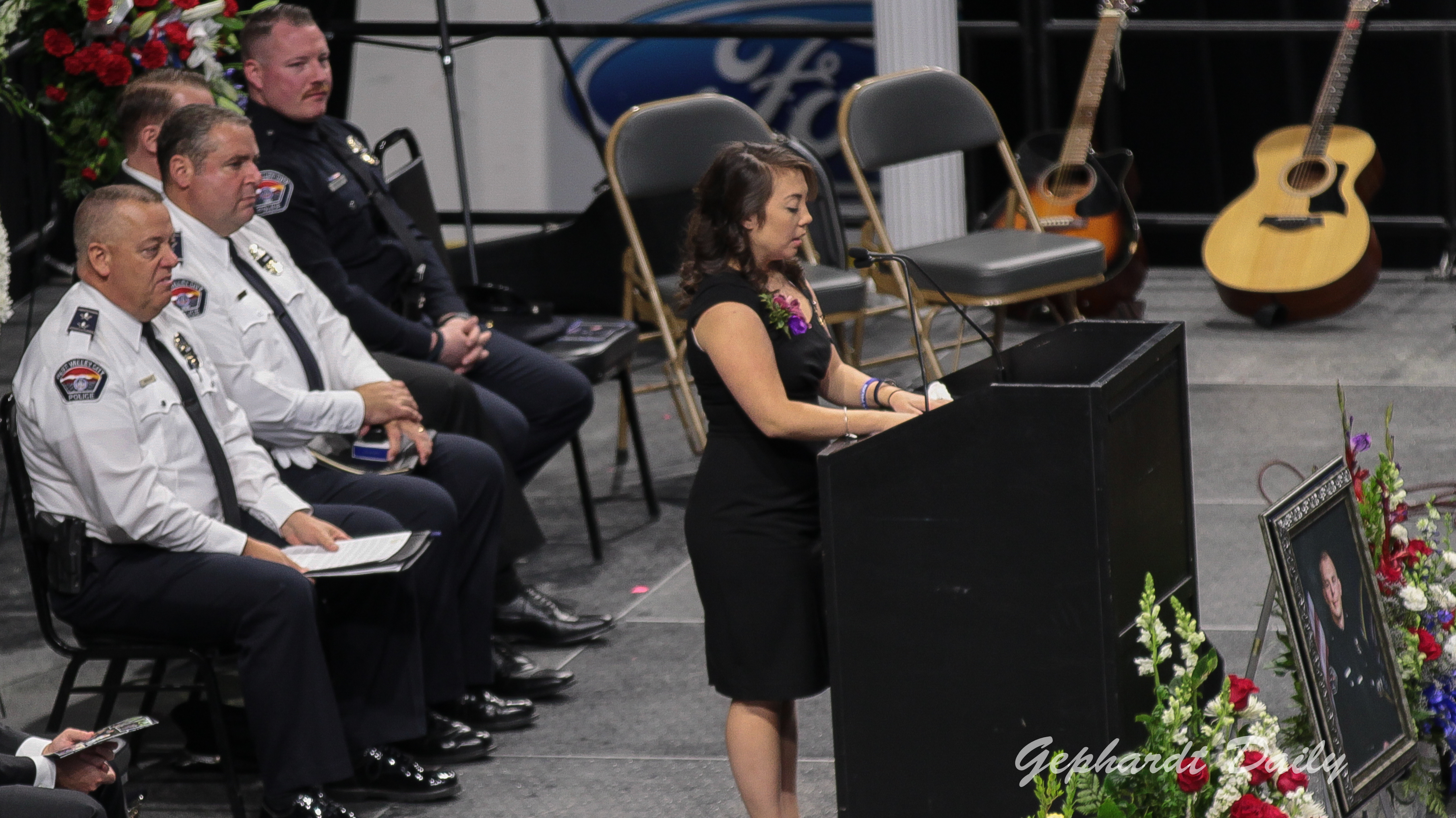 VIDEO: Community bids emotional farewell to fallen West Valley City ...