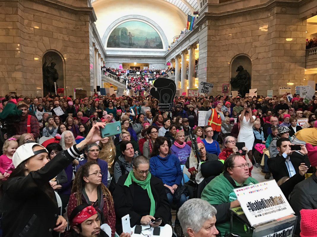 Dramatic Video: Estimated 6K join in Women’s March on Utah State ...