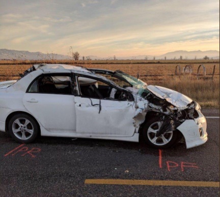 Car crashes into school bus on SR-61 in Cache County | Gephardt Daily