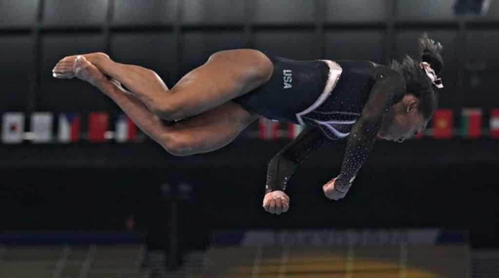 Watch: Simone Biles practices historic Yurchenko double pike for ...