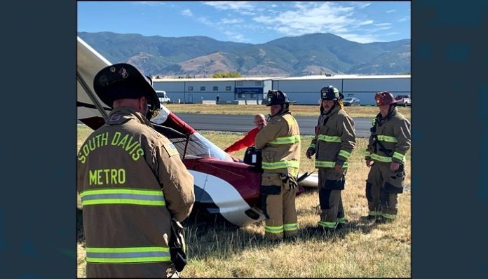 South Davis Metro Fire crews respond to crash of small plane in Woods ...