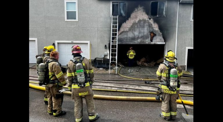 Off-duty Granite Police officer alerts resident to major structure fire ...