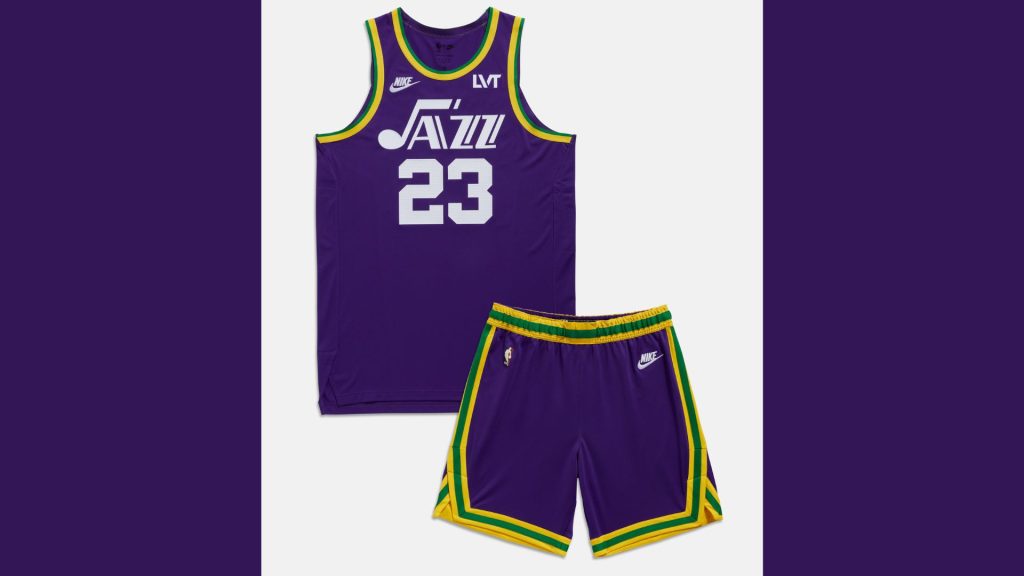 Utah Jazz celebrate 50th season with throwback uniform, new court ...
