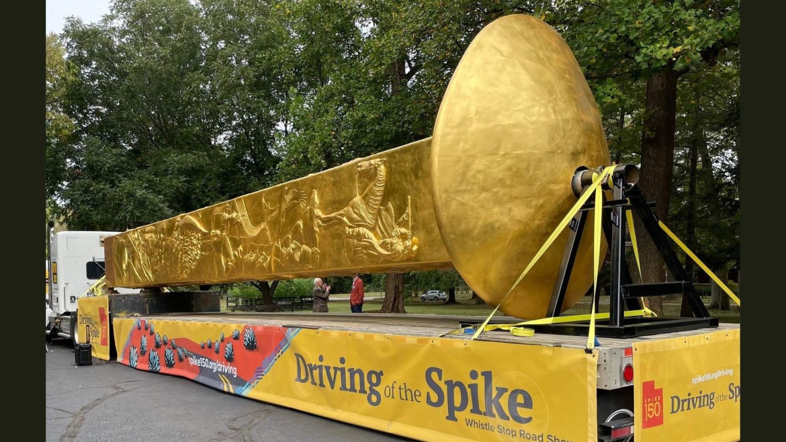 Giant Golden Spike on its way to Utah | Gephardt Daily