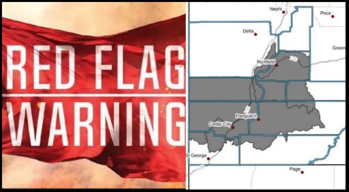 Red Flag Warning issued for parts of 10 Utah counties | Gephardt Daily