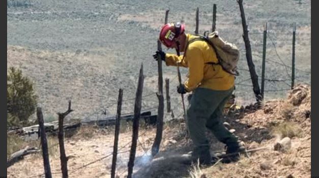 Spark from cutting torch starts brush fire near Coalville | Gephardt Daily