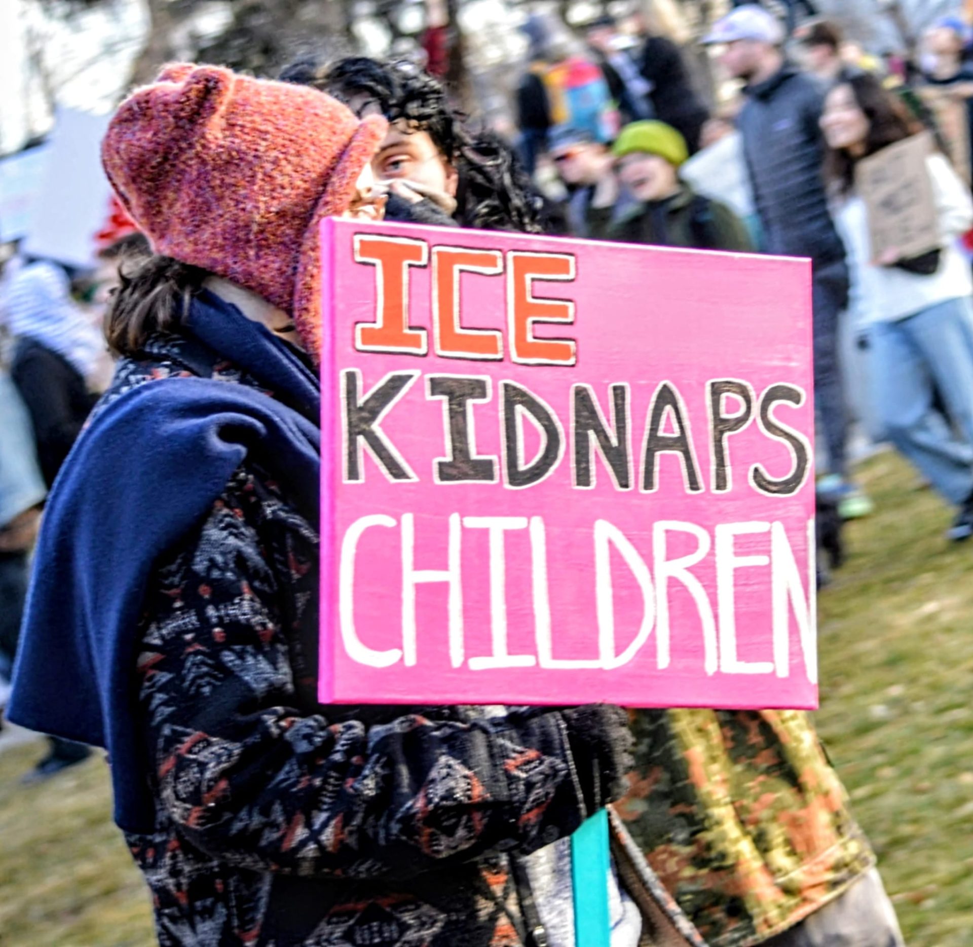 Four arrested during otherwise peaceful anti-ICE protest in downtown ...