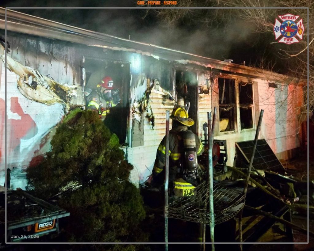 Five fire departments turn out for west Weber blaze | Gephardt Daily