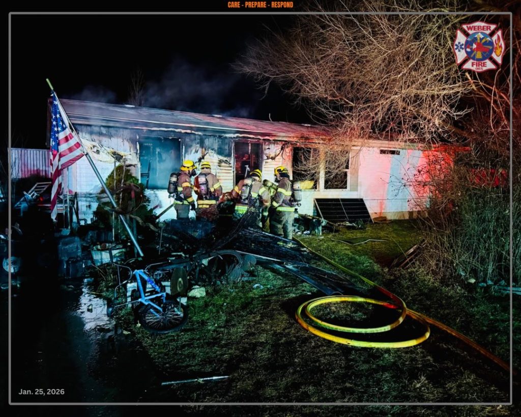 Five fire departments turn out for west Weber blaze | Gephardt Daily