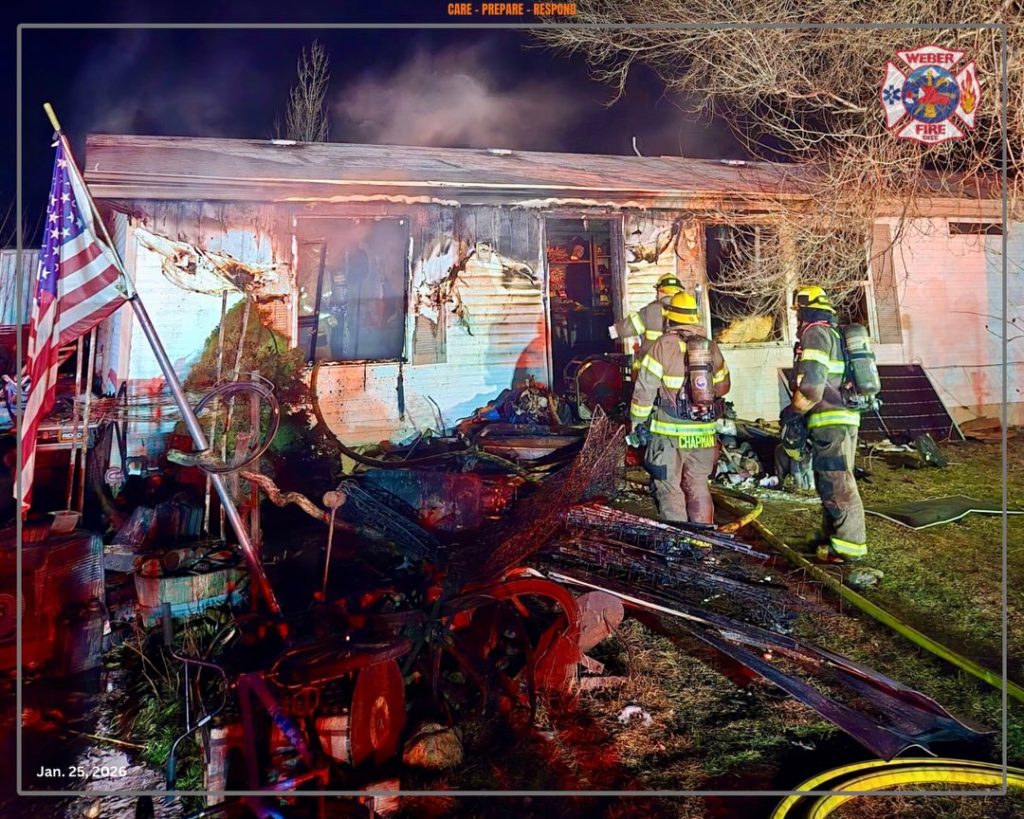 Five fire departments turn out for west Weber blaze | Gephardt Daily