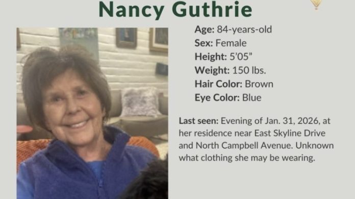 Nancy Guthrie search: Police have no suspects; FBI offers $50K reward ...