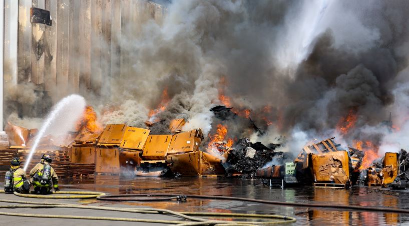 Fire watch concludes after industrial blaze in Salt Lake City’s Poplar ...
