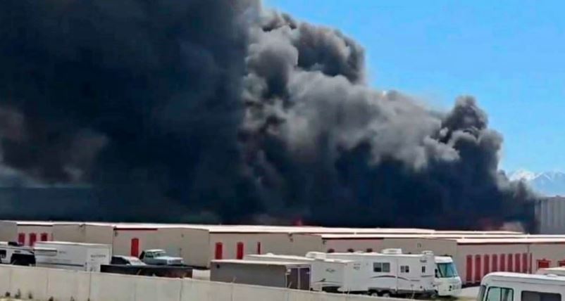 Fire watch concludes after industrial blaze in Salt Lake City’s Poplar ...