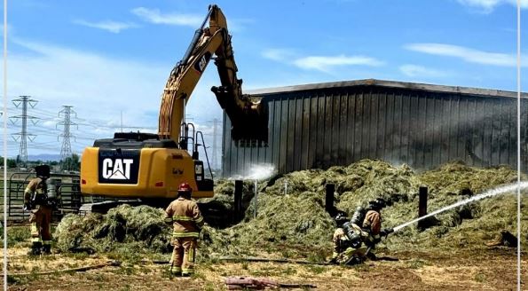 Weber Fire responds to barn fire, saves farm equipment | Gephardt Daily