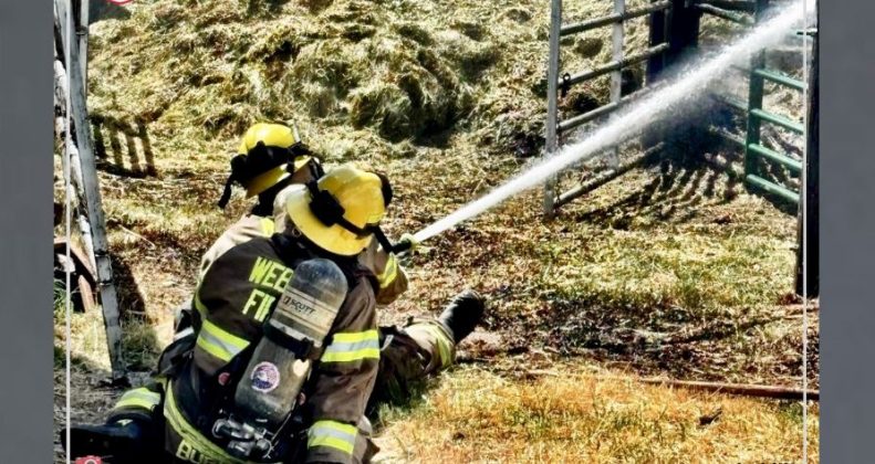 Weber Fire responds to barn fire, saves farm equipment | Gephardt Daily